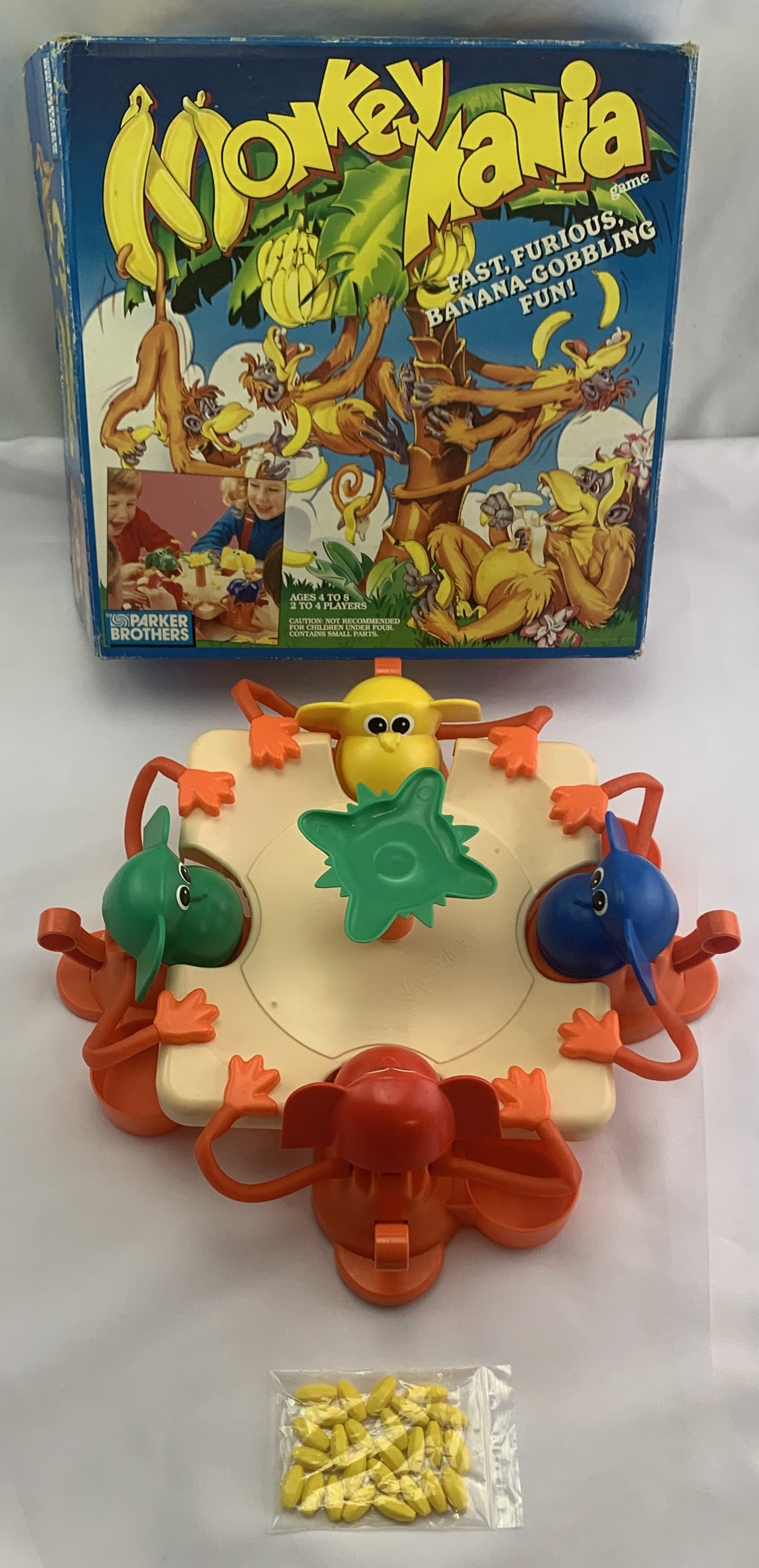 1989 Monkey Mania Game by Parker Brothers Complete in Very Good ...