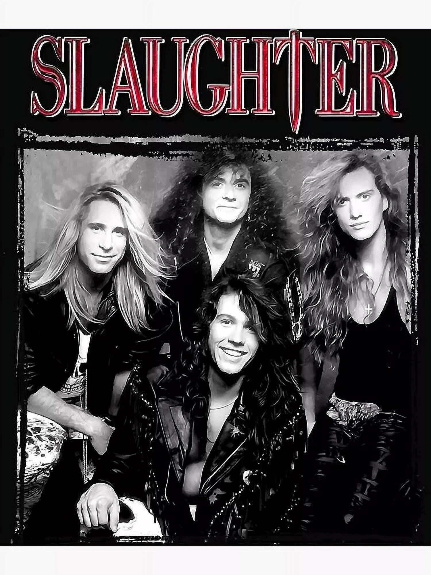 1989 SLAUGHTER POSTER WALL ART PRINT MUSIC STORE WINDOW DISPLAY 16 x 24 ...