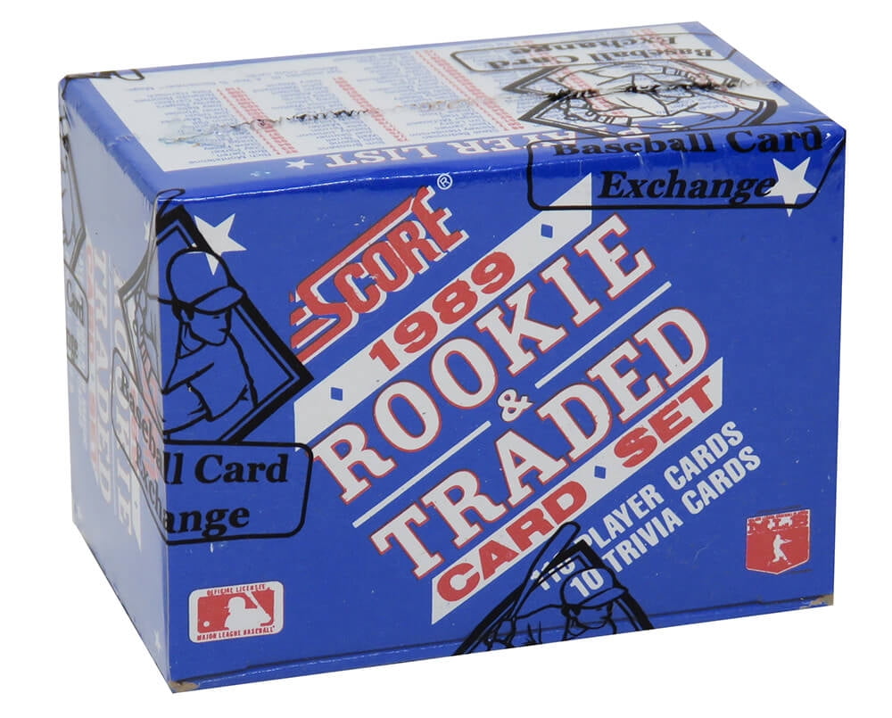 SCORE, 1989 Score Traded Baseball Factory Set BBCE Wrapped FASC, Ken ...