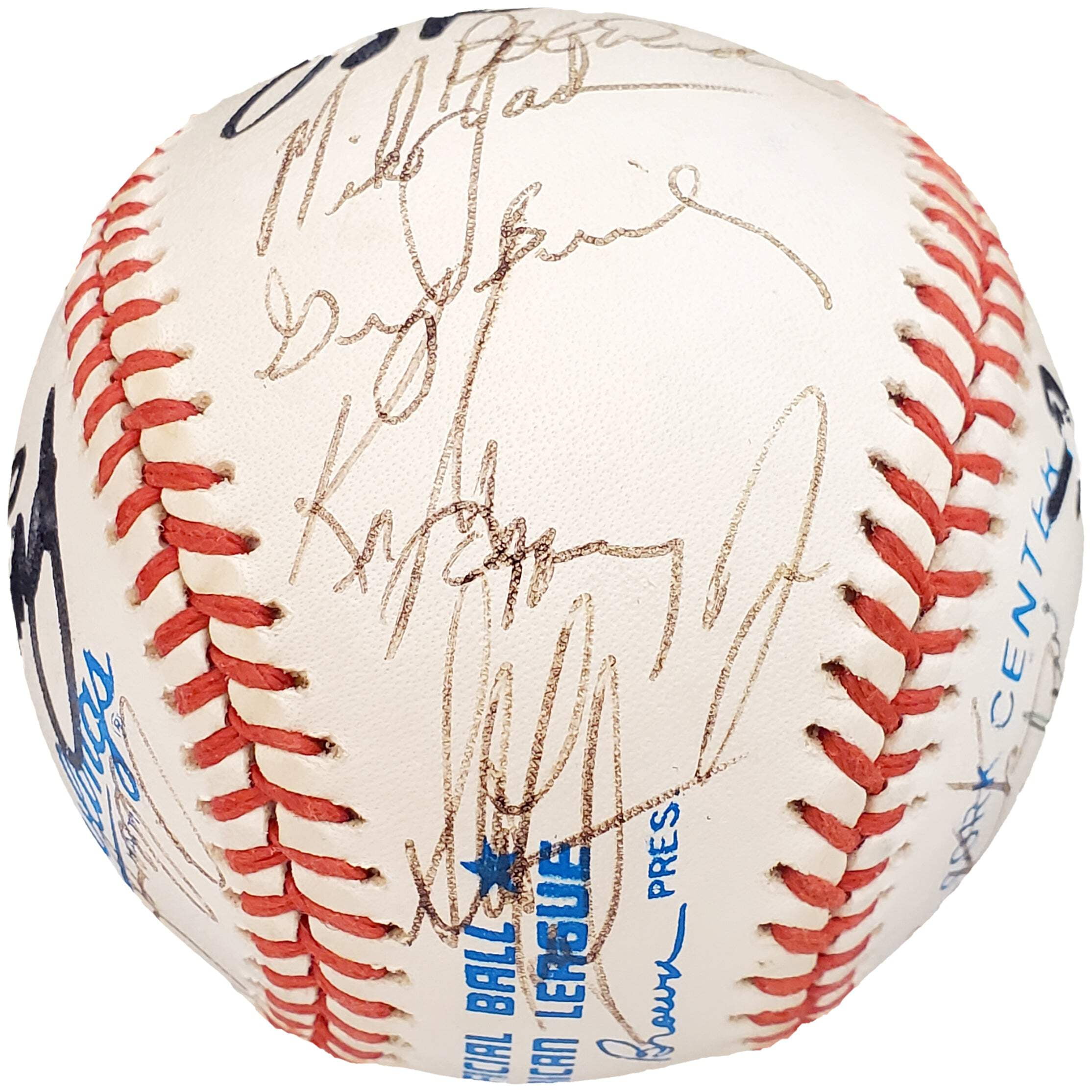 1989 Seattle Mariners Team Autographed Official AL Baseball With 24 ...