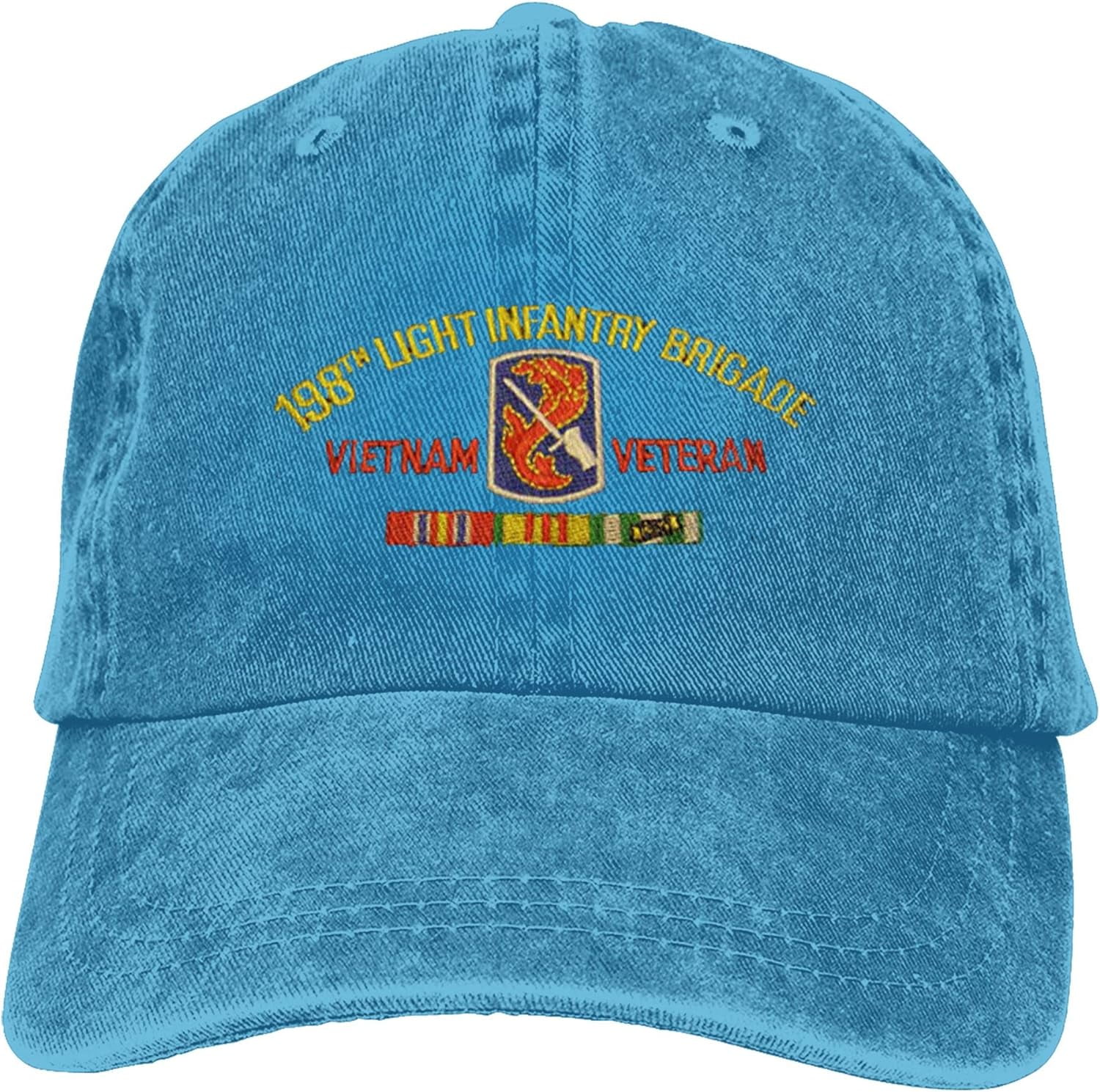 198TH Light Infantry Brigade Vietnam Veteran Baseball Hat Sandwich Cap ...