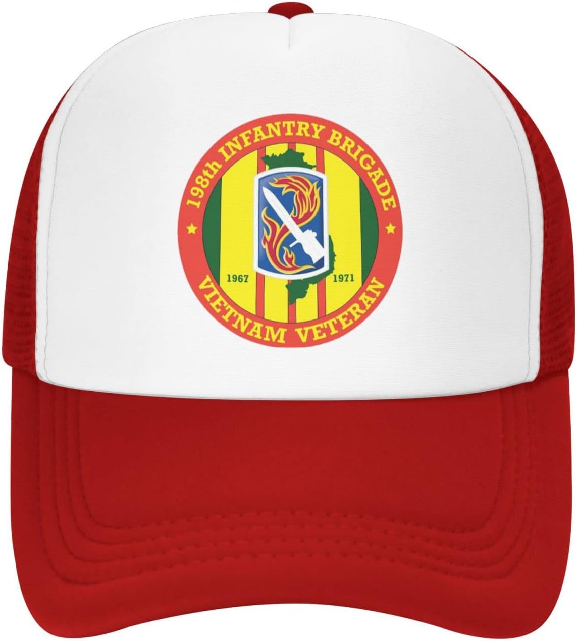 198th Light Infantry Brigade Vietnam Veteran Cap Hats for Men Women ...
