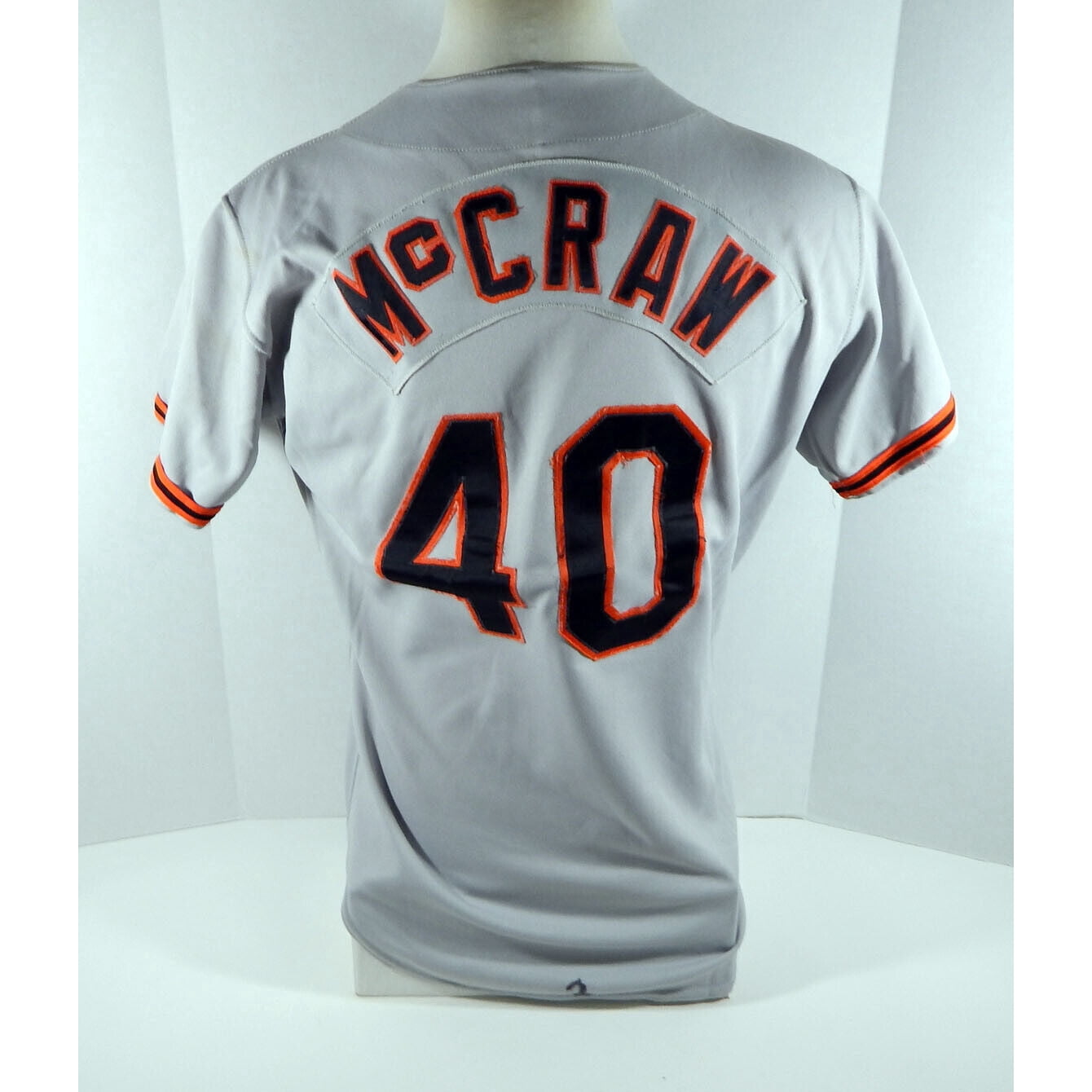 1990 Baltimore Orioles Tommy McCraw #40 Game Used Grey Jersey DP04135 ...