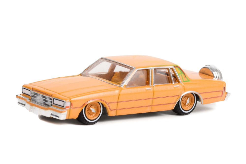 1990 Chevy Caprice Classic Lowrider, Orange - Greenlight 63030F/48 - 1/ ...