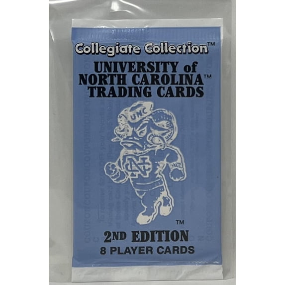 1990 Collegiate Collection 2nd Edition UNC Basketball Pack Jordan Card ...