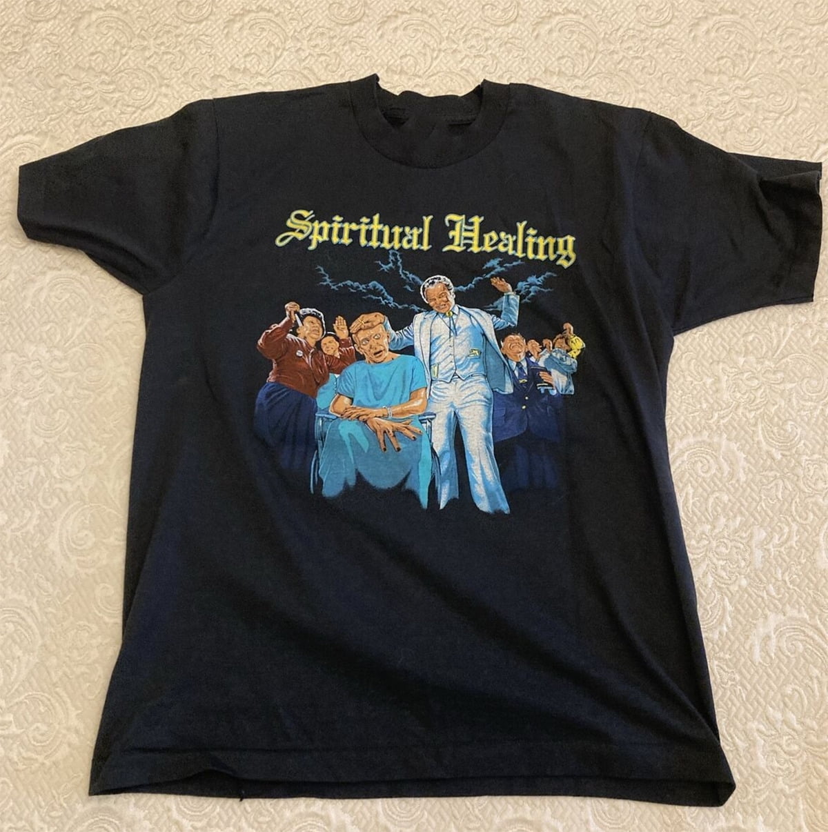 1990 Death Spiritual Healing T Shirt BLACK Men Size S-5XL NL2877 ...