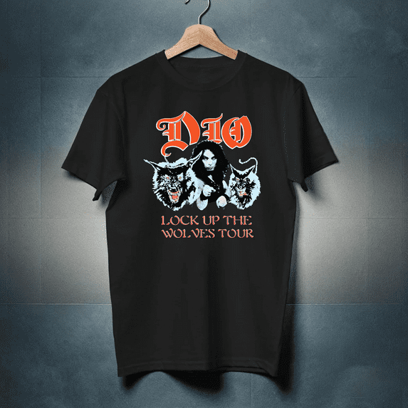 1990 Dio Lock Up The Wolves Tour T Shirt S-3XL Q4212 - Walmart.com