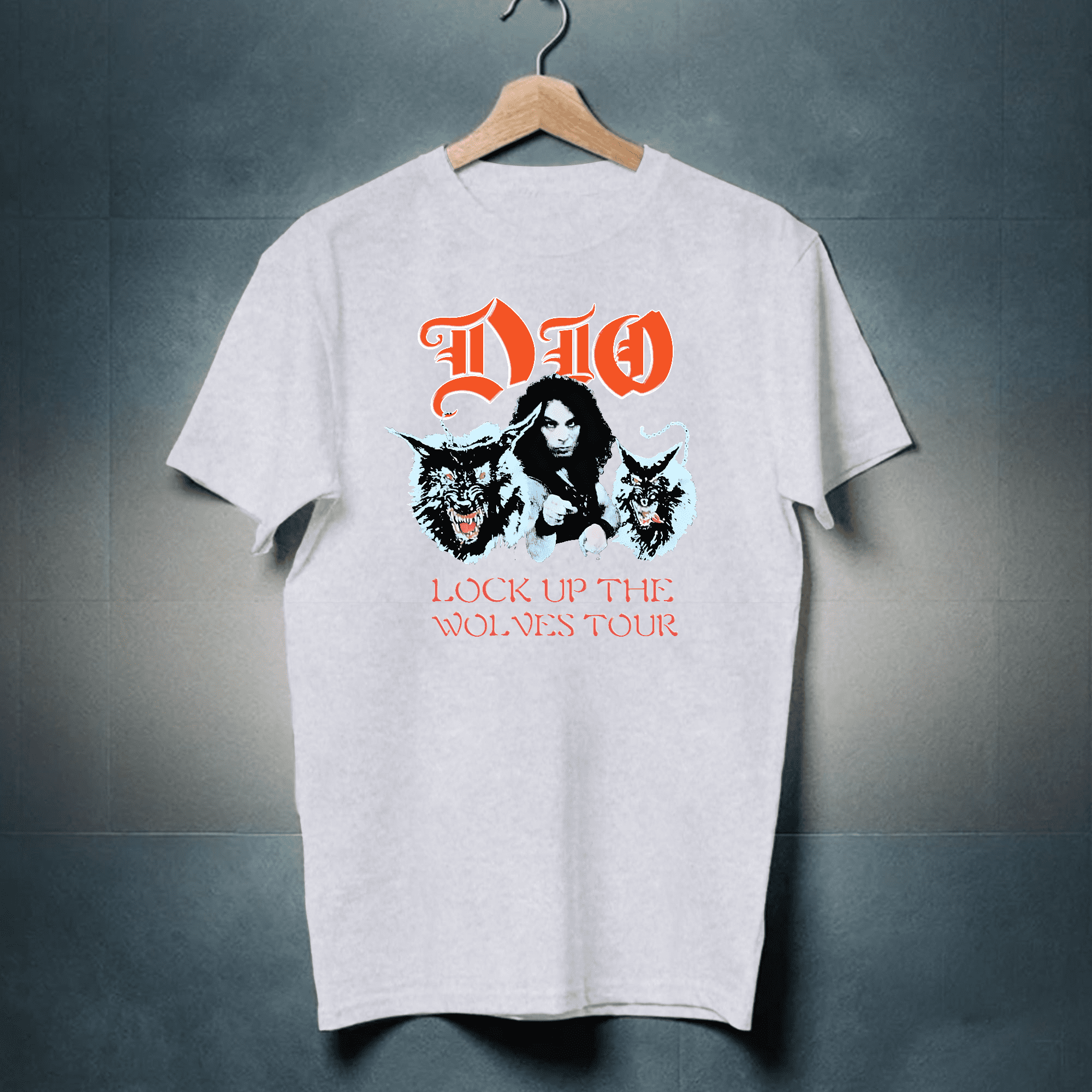 1990 Dio Lock Up The Wolves Tour T Shirt S-3XL Q4212 - Walmart.com