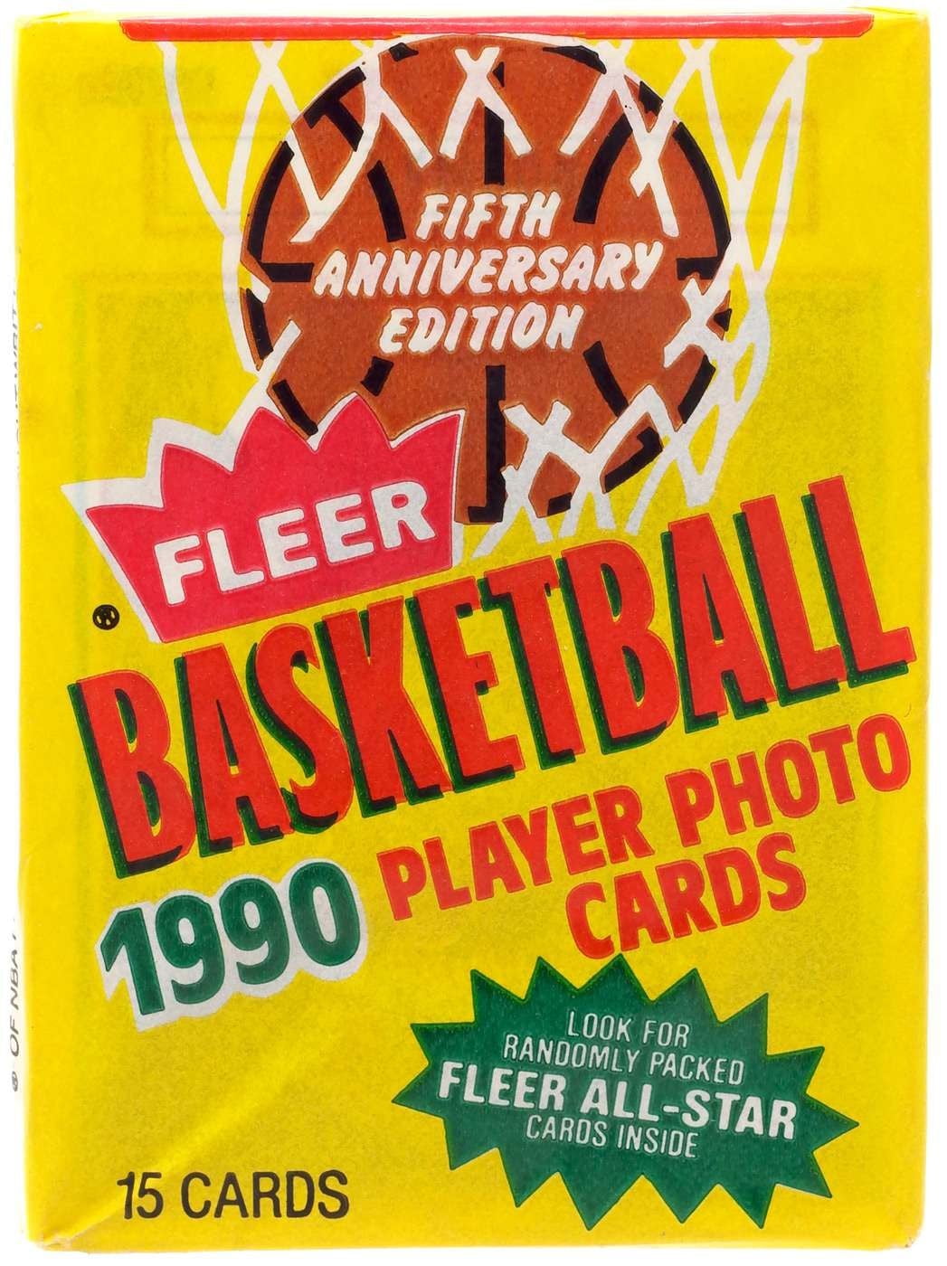 1990 Fleer Basketball Wax Pack Rookie Gems - Walmart.com