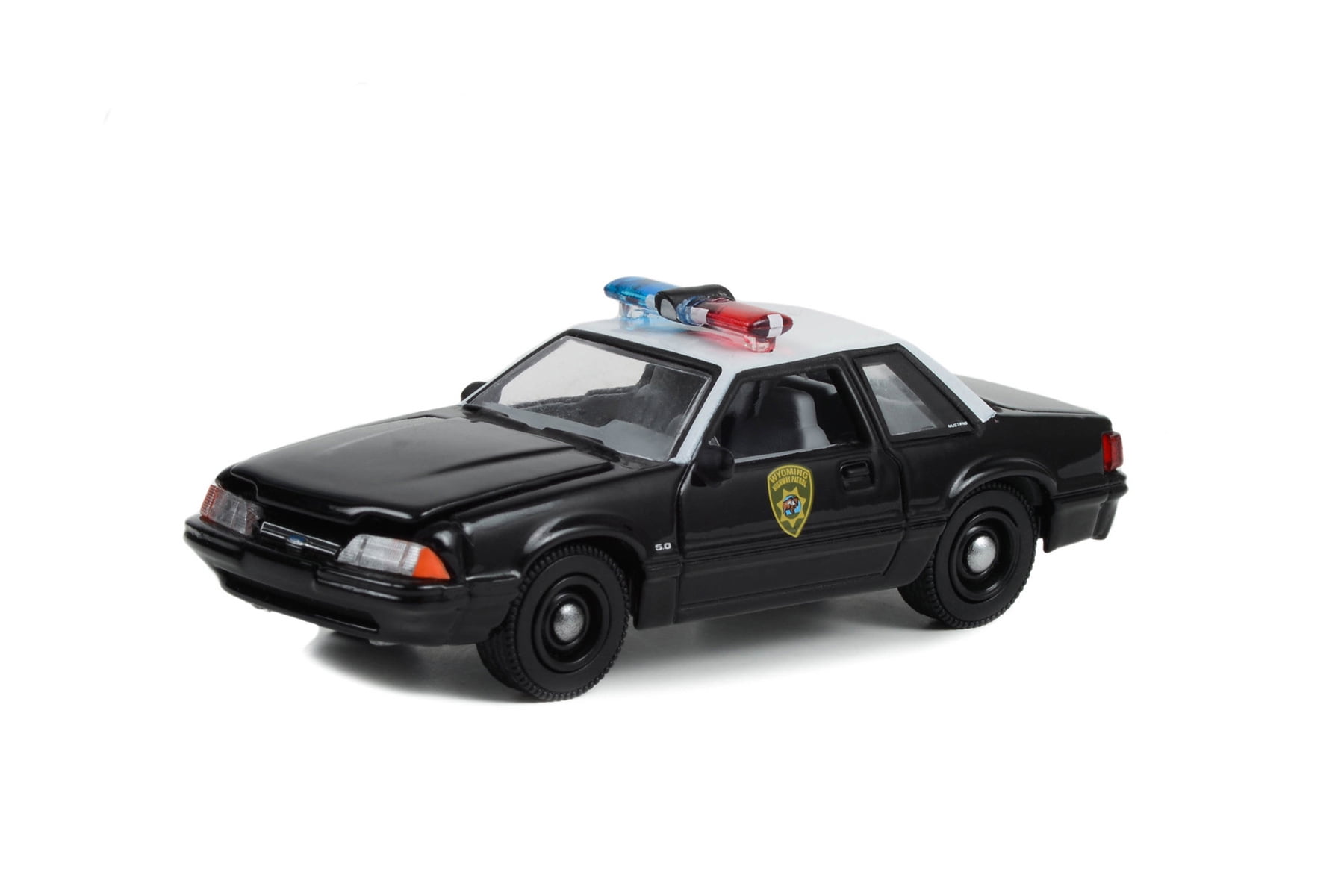 1990 Ford Mustang SSP Wyoming Highway Patrol, Black, Greenlight 43010/ ...