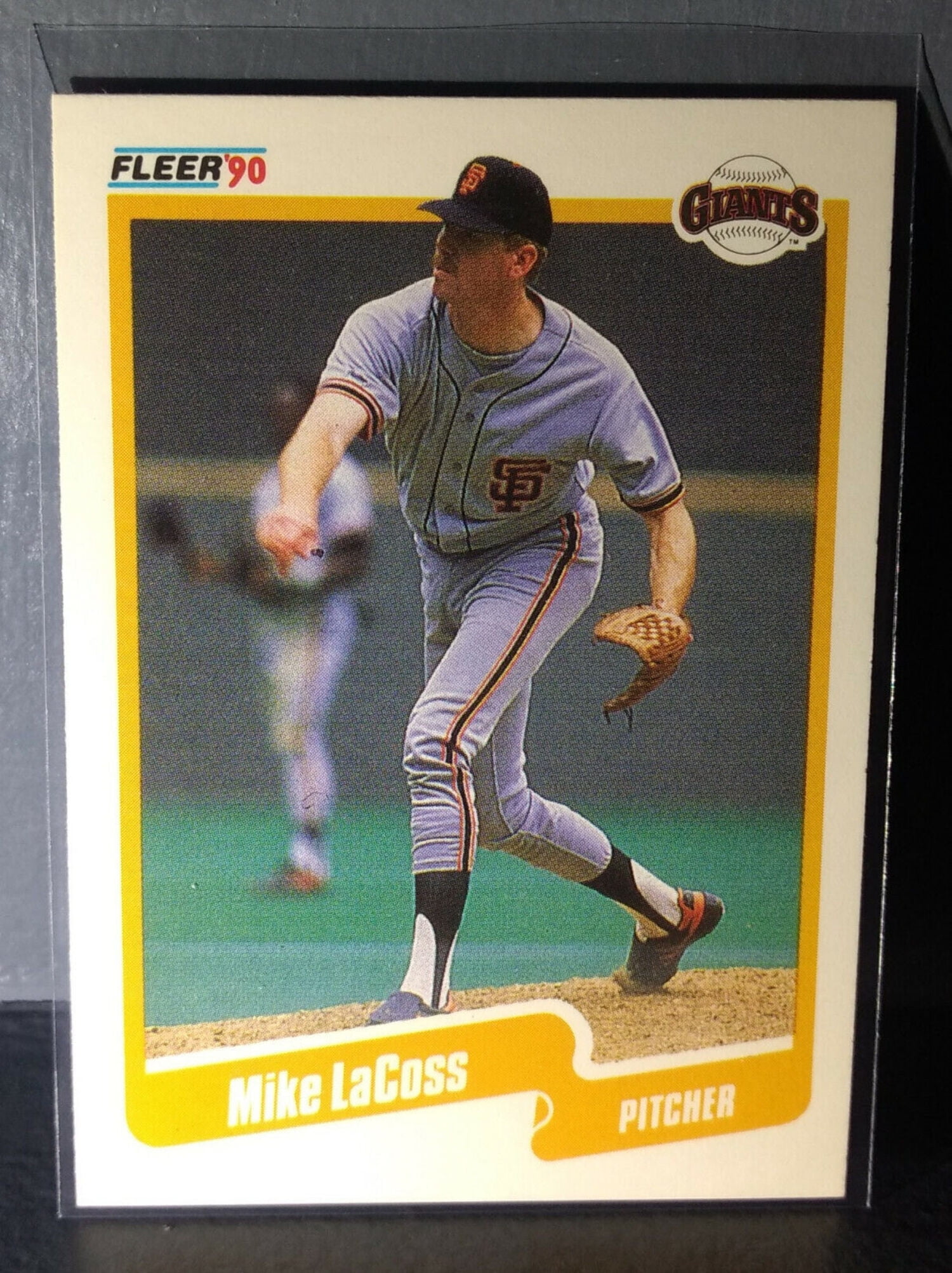 1990 Mike LaCoss Fleer Baseball Card #59 - Walmart.com