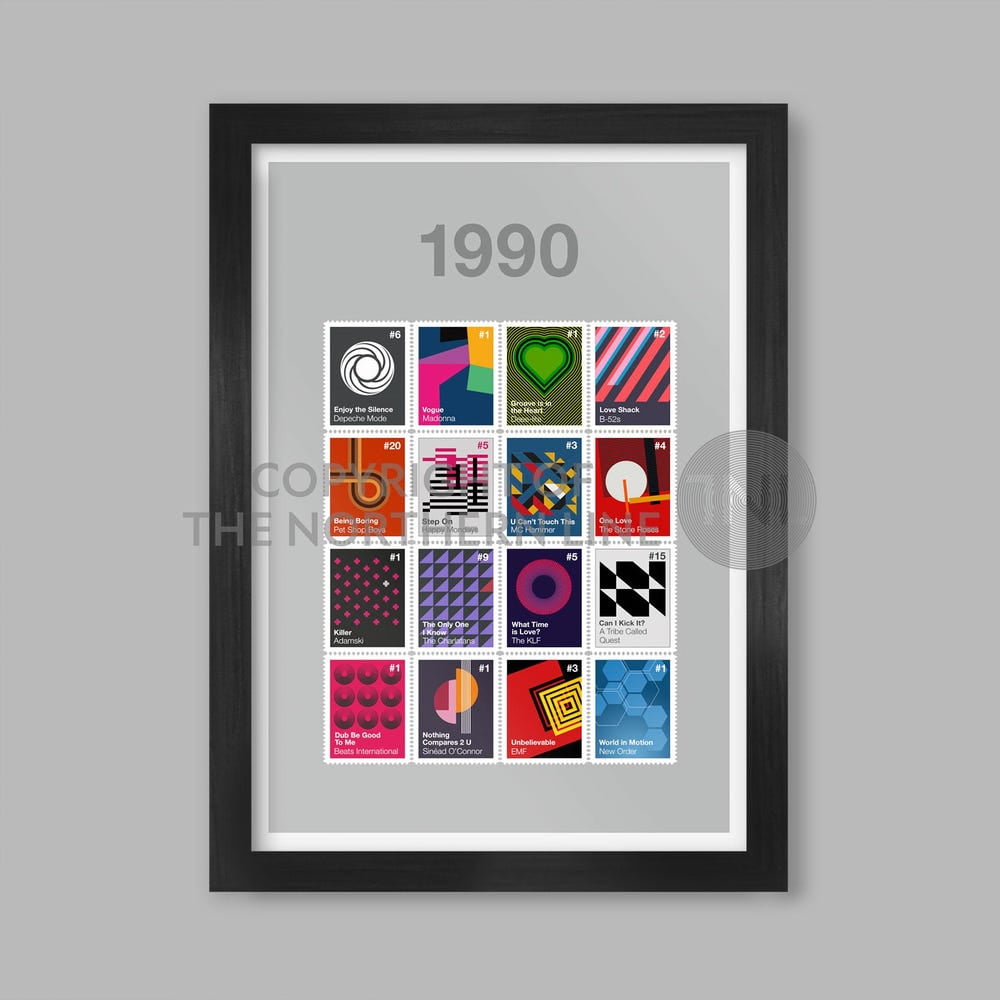 1990 - Music Poster Print Wall Art Home Decor Office Wall Art - Walmart.com