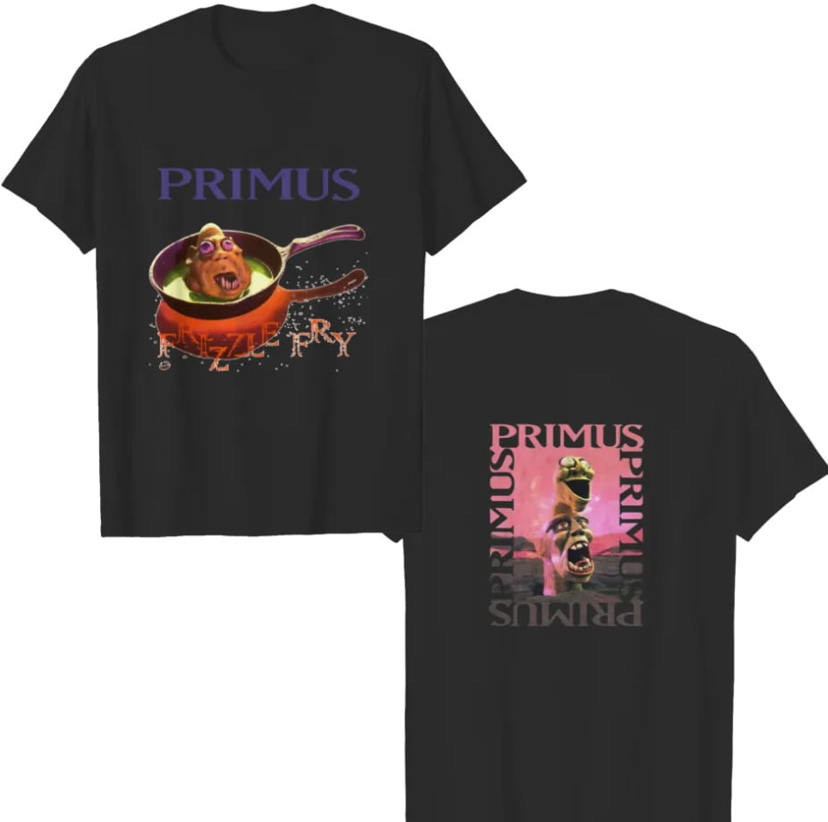 1990 Primus Frizzle Fry Album Promo T-Shirt,Primus Band Shirt shirt ...