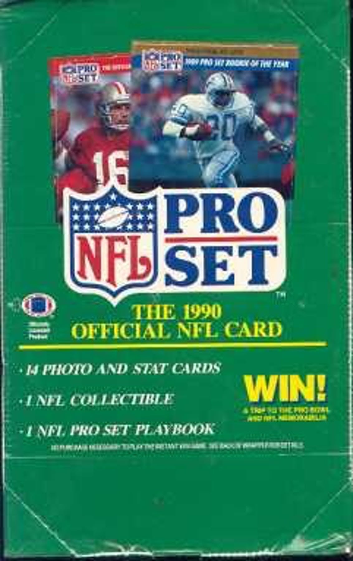 1990 Pro Set Series 1 Football Wax Box - Walmart.com
