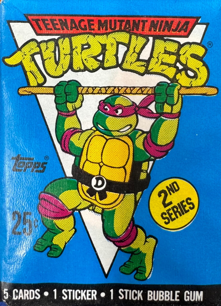1990 Topps Teenage Mutant Ninja Turtles Animated Series 2 Pack ...