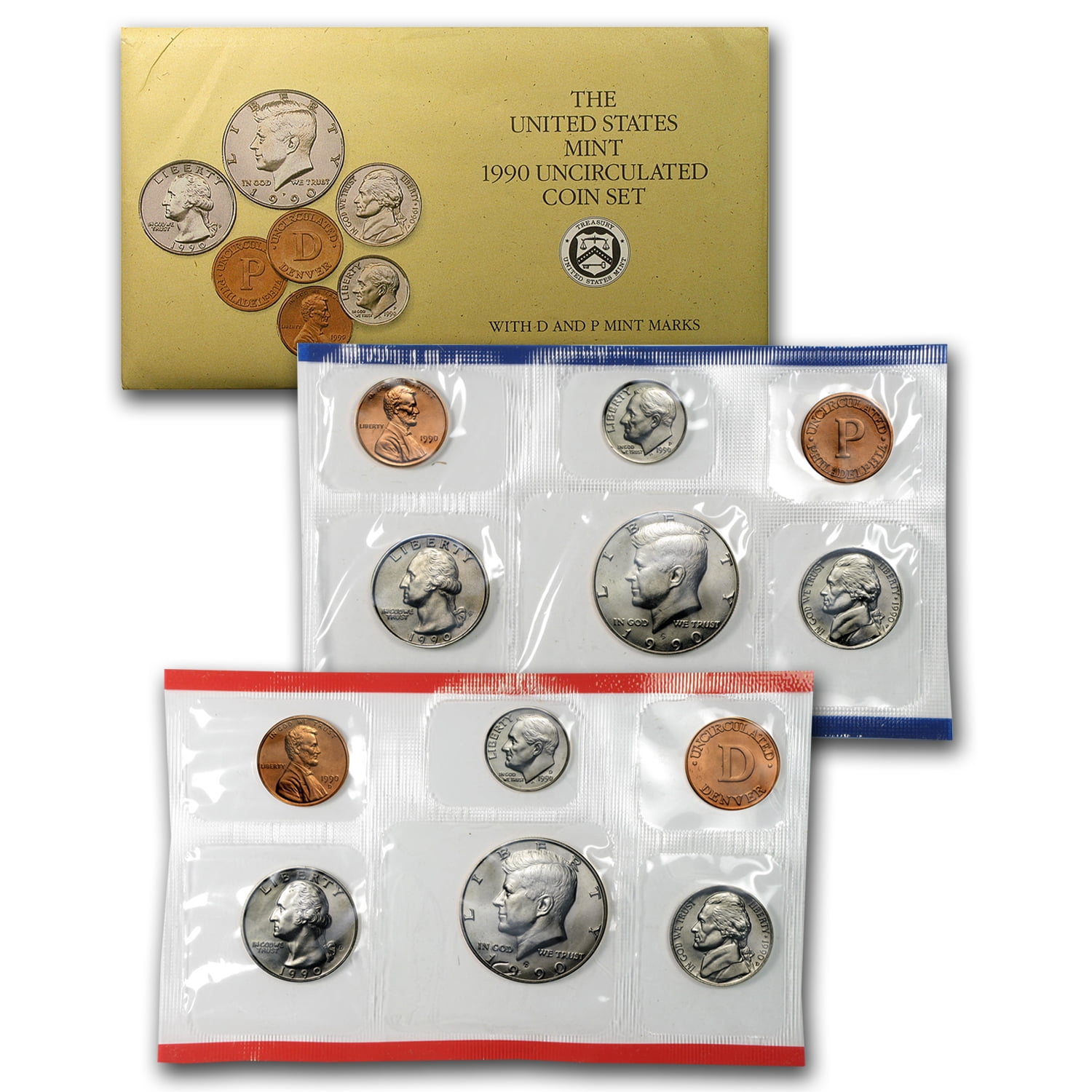 1990 U.S. Mint Set - Walmart.com