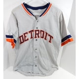 1990s Detroit Tigers Gillette #37 Game Used Grey Jersey Batting ...