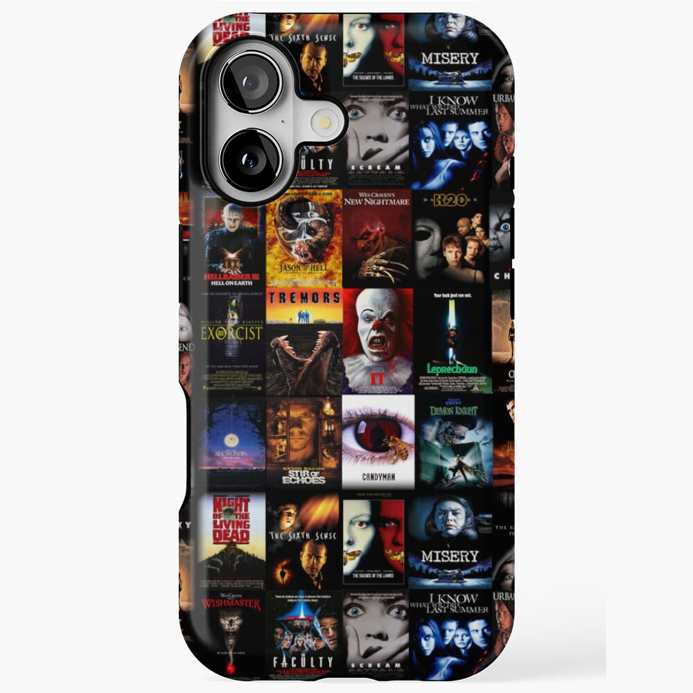 1990s Horror Classics Theme Universal Phone Case for iPhone 11–17 Pro ...