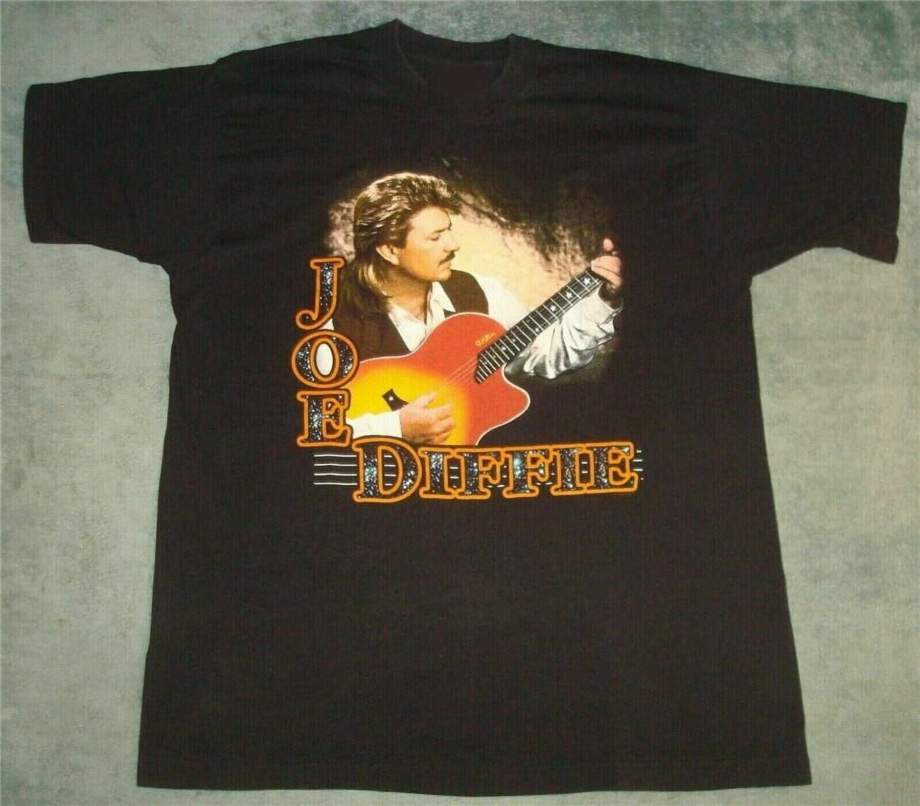 1990s Joe Diffie Concert Tour Shirt Classic Black Unisex Size S-4XL ...