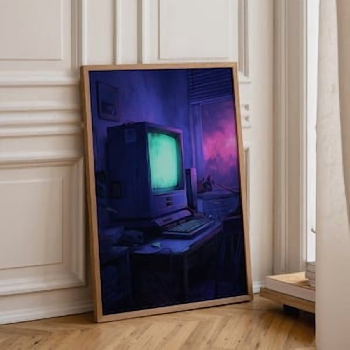 1990s Retro Computer Wall Art Print, Vintage Crt Monitor Poster, Y2k ...