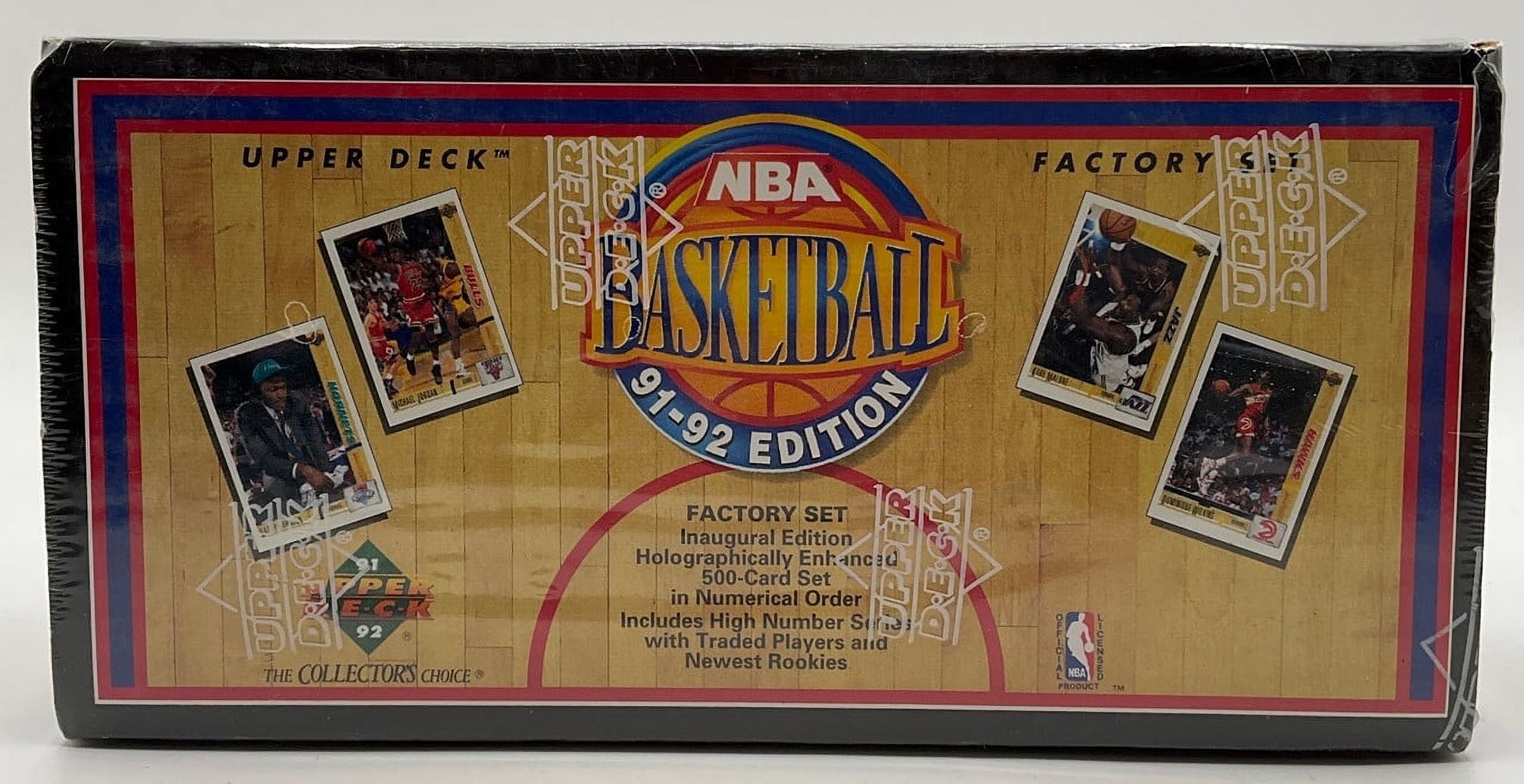 Upper Deck 1991-92 Basketball Factory Set with Key Rookies Larry ...