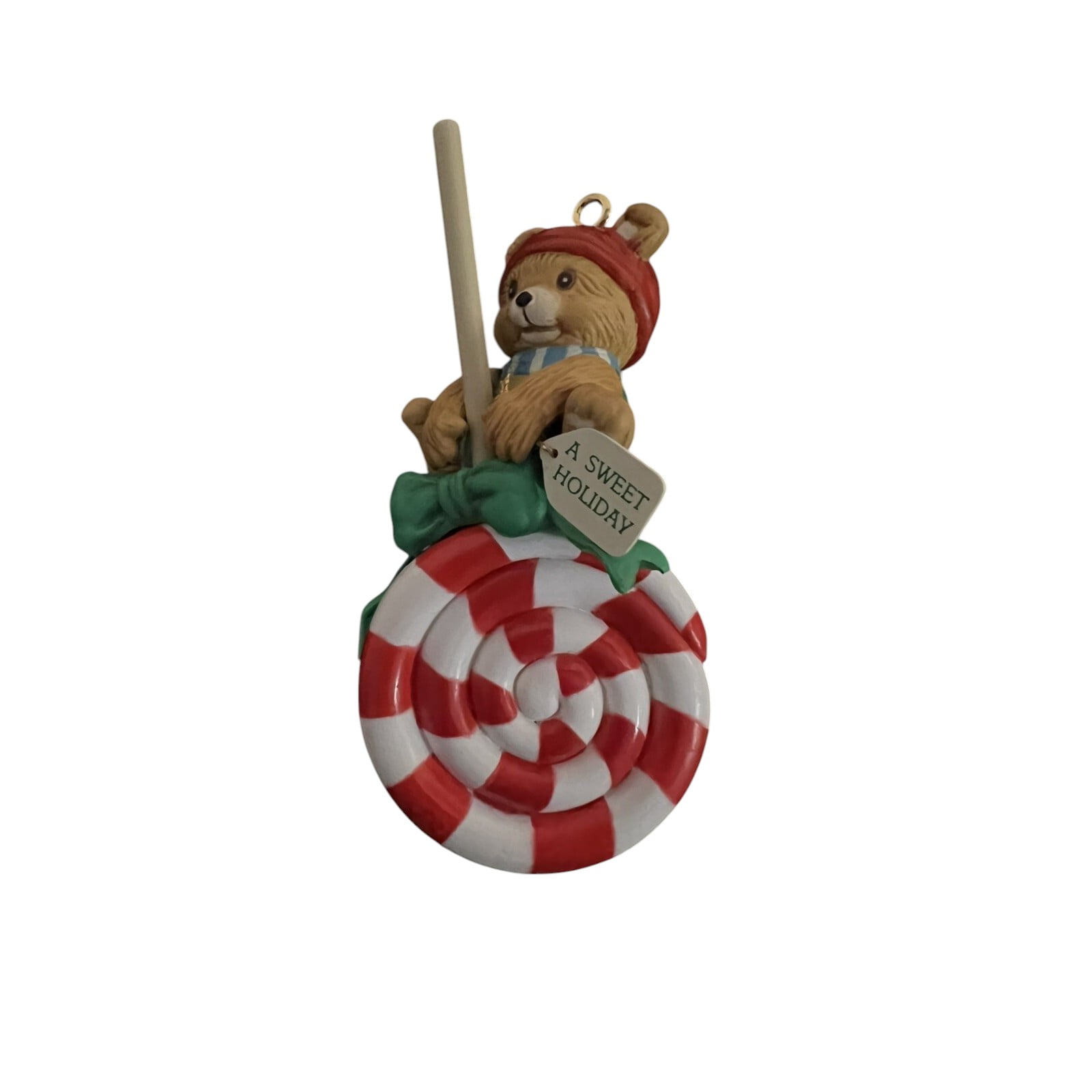1991 Christmas Sweetie Bear Carlton Cards Christmas Tree Ornament ...