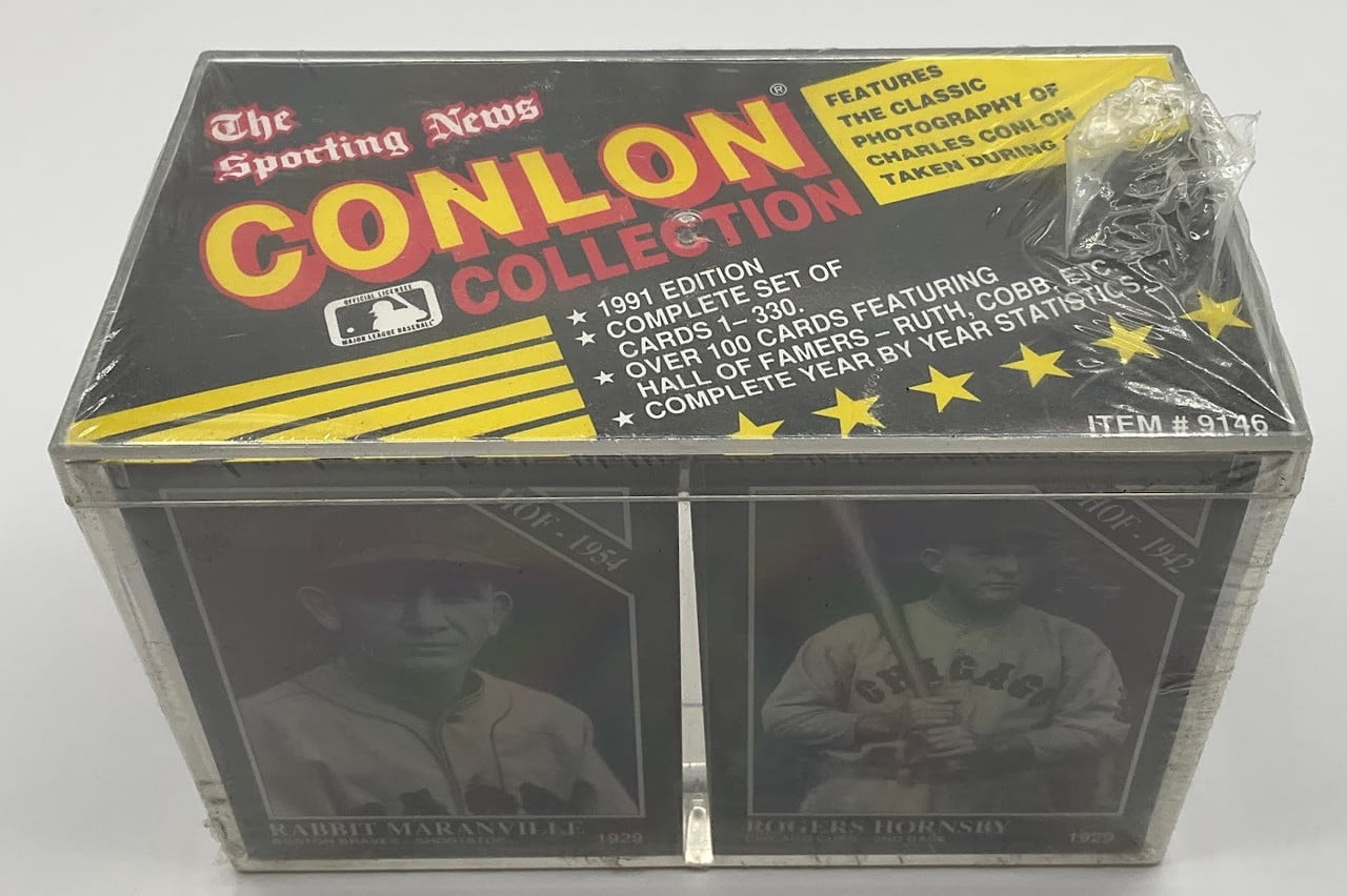 1991 Conlon Collection Baseball The Sporting News Factory Set - Walmart.com