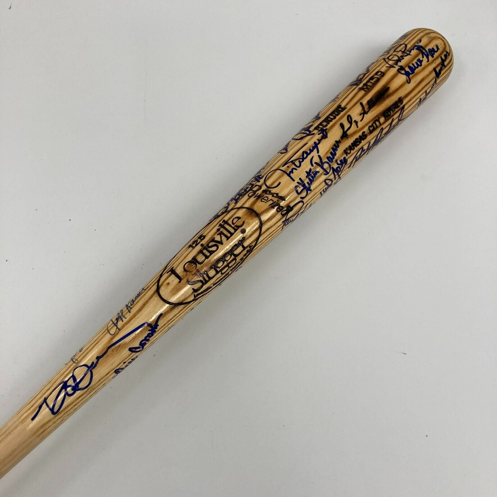 1991 Detroit Tigers Team Signed Louisville Slugger Game Issued Baseball ...