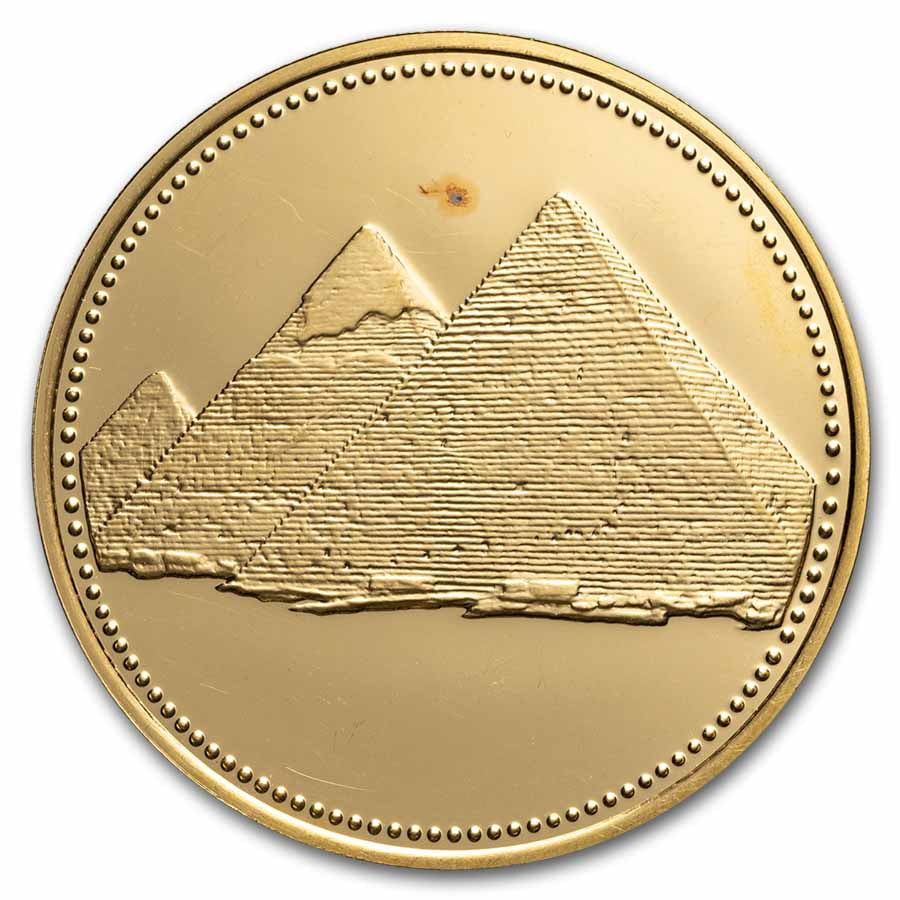 1991-FM Egypt Proof Gold 100 Pound Pyramids of Giza - Walmart.com