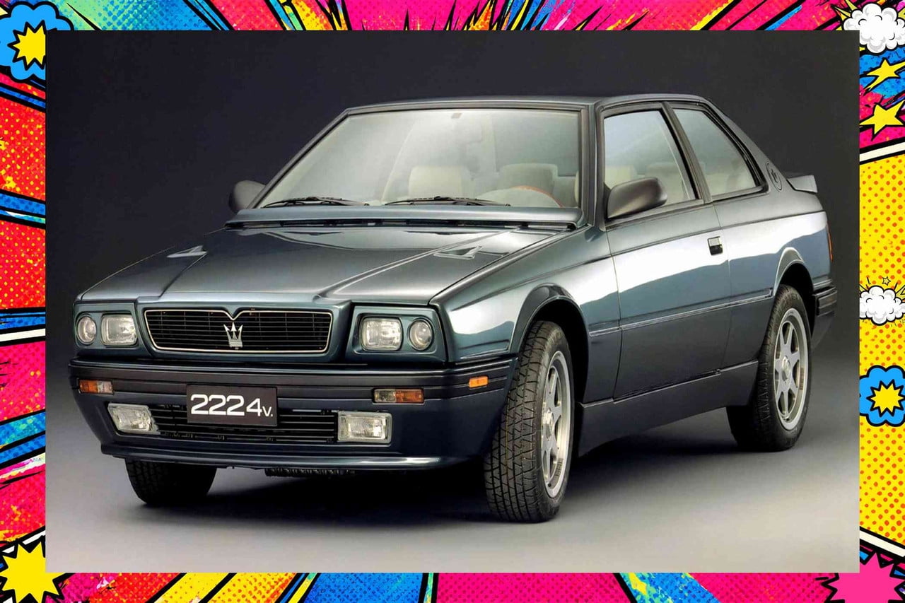 1991 Maserati 222 - Pop Art Edition | 24x36 Inch Glossy Laminated ...