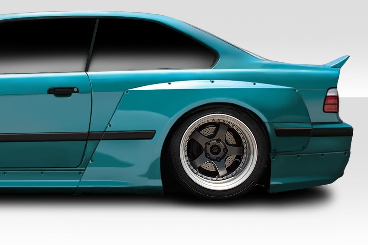 1992-1998 BMW 3 Series M3 E36 2DR Duraflex Circuit Rear Fender Flares ...