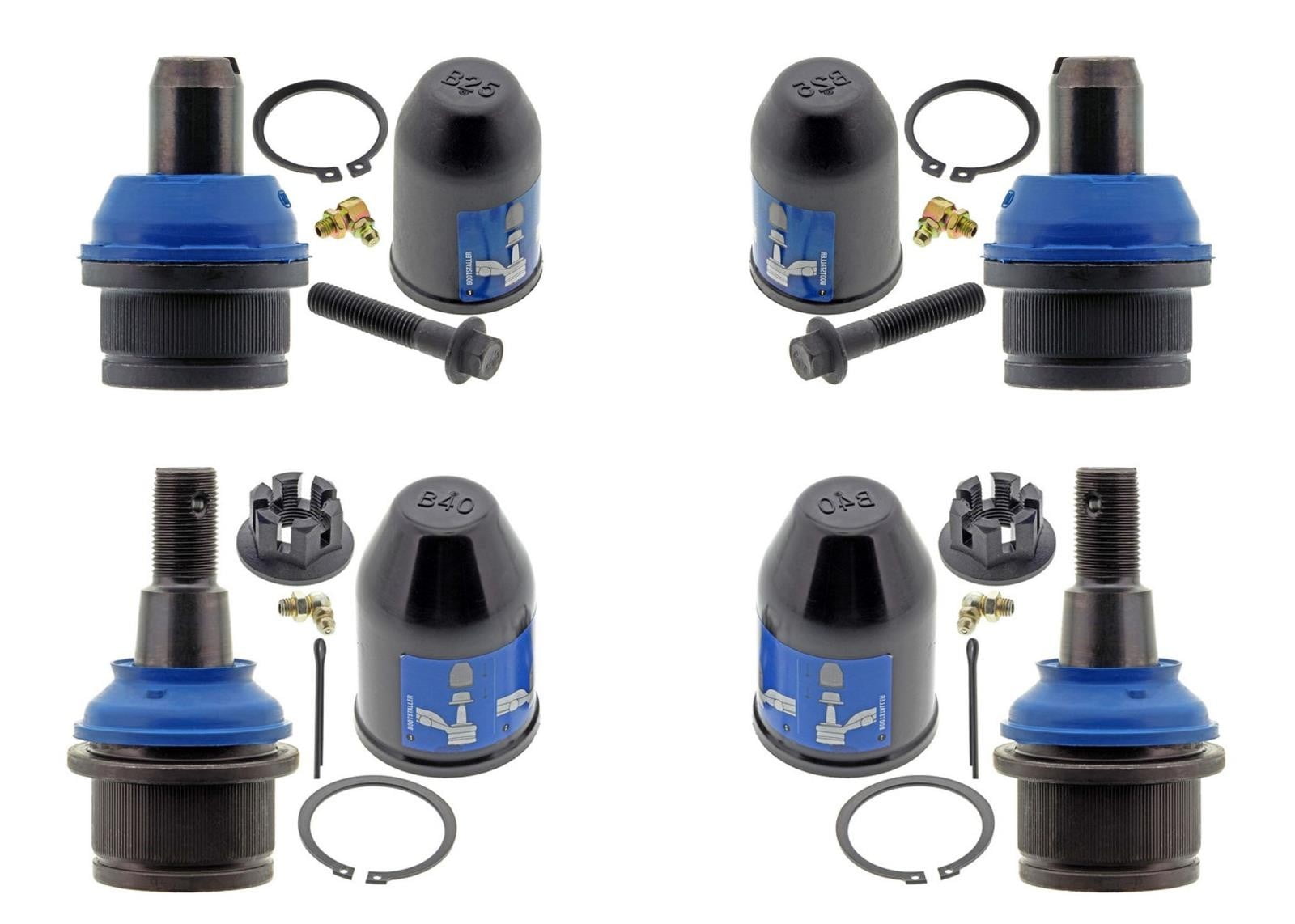 1992-2008 for Ford E150 for E250 for E350 Greaseable Ball Joints Front ...