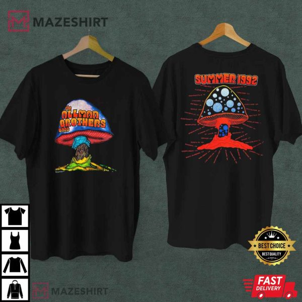 1992 Allman Brothers Summer Tour Concert T Shirt Tee Unisex, Color ...