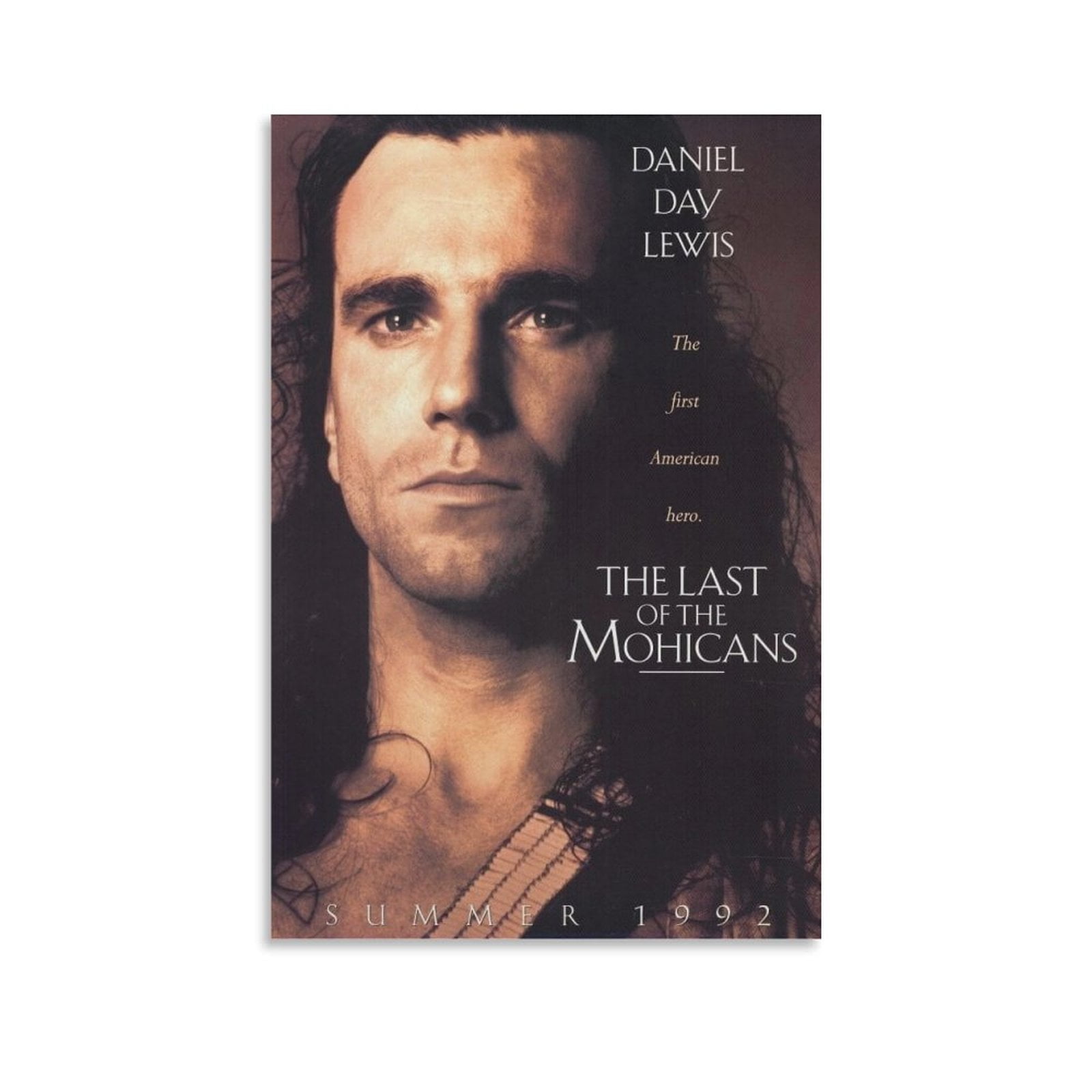 1992 Film The Last of The Mohicans Movie Poster (17) Canvas Poster Wall ...