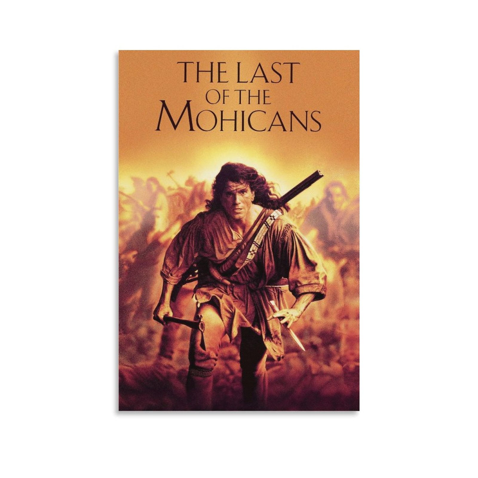 1992 Film The Last of The Mohicans Movie Poster (27) Canvas Art Poster ...