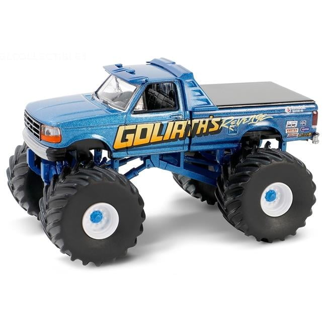 1992 Ford F-250 Monster Truck Blue Metallic "Goliath’s Revenge" "Kings ...