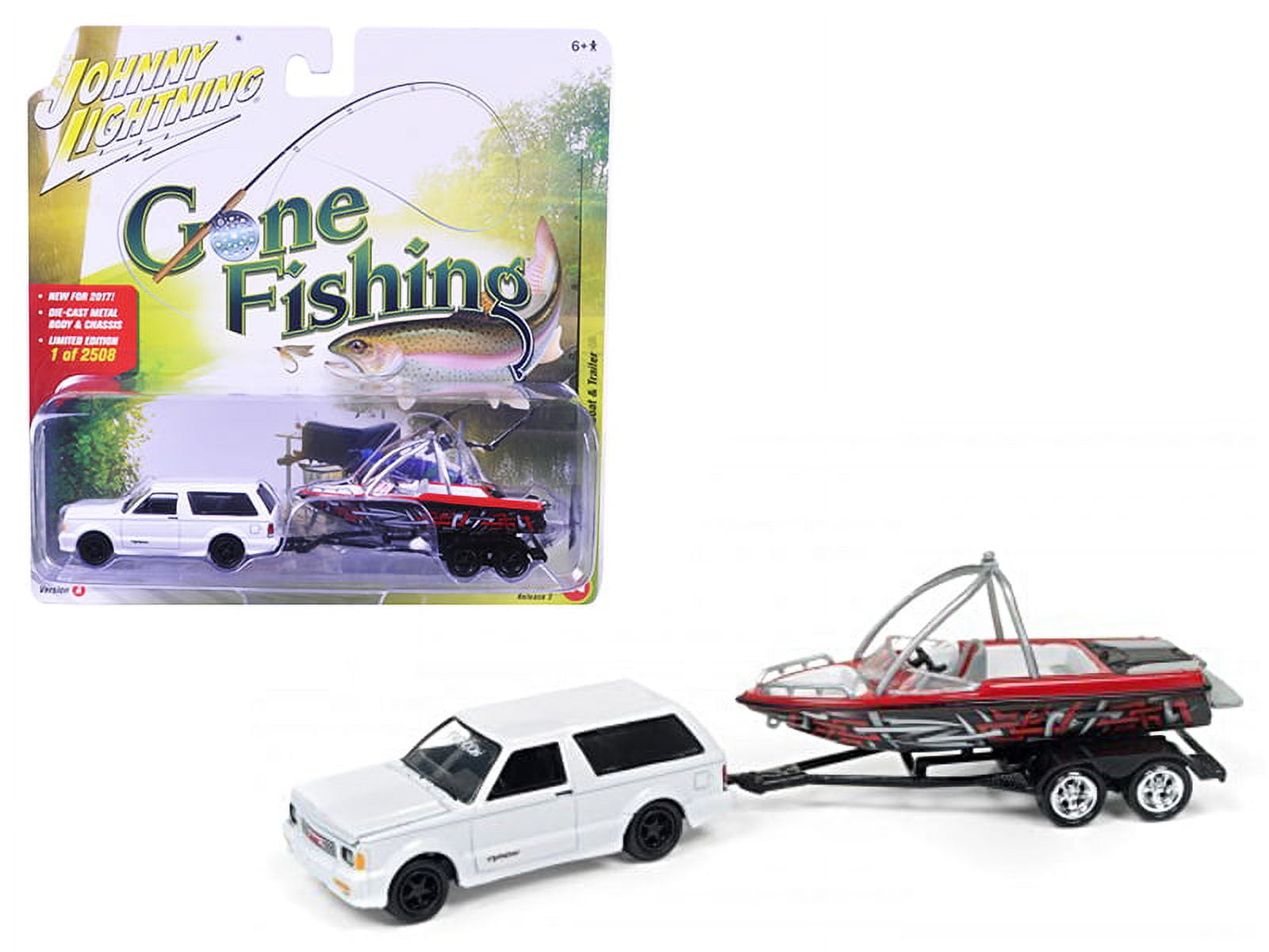 1992 GMC Typhoon Gloss White with Boat & Trailer "Gone Fishing" Limited ...