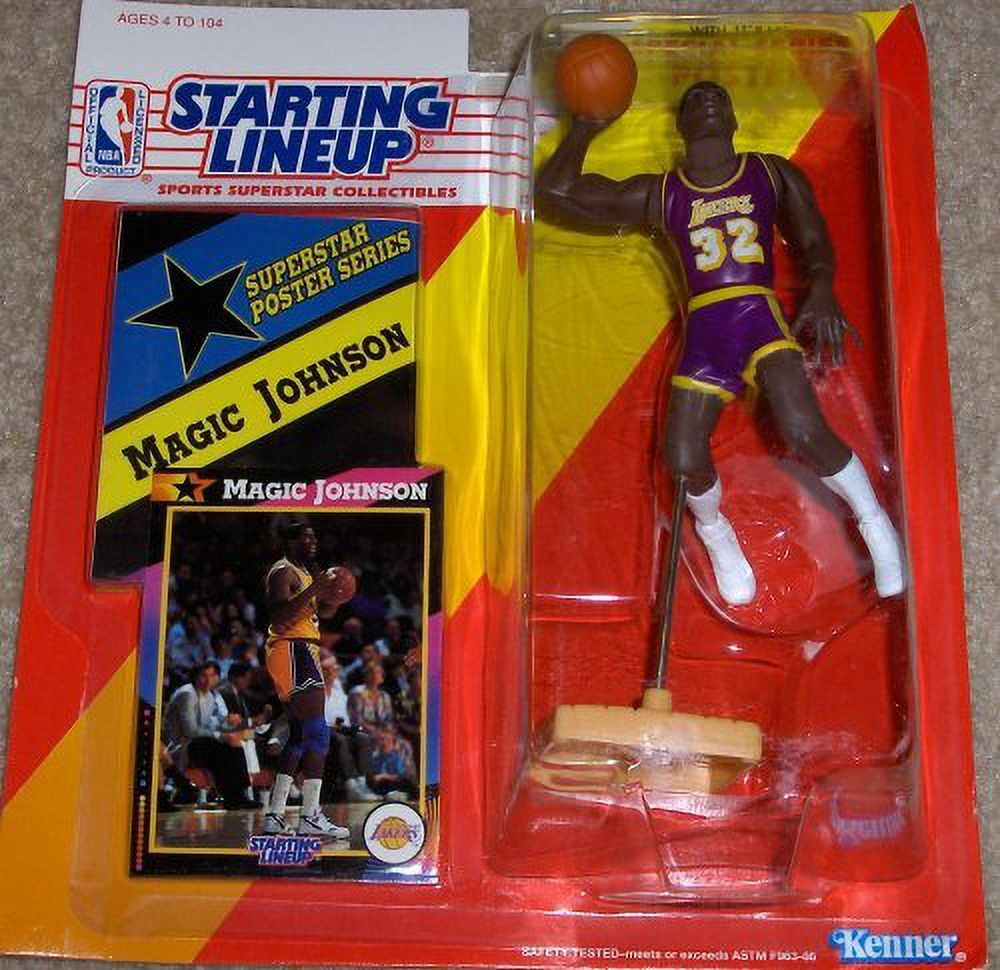 1992 Kenner Starting Lineup - NBA - Magic Johnson - L.A. Lakers ...