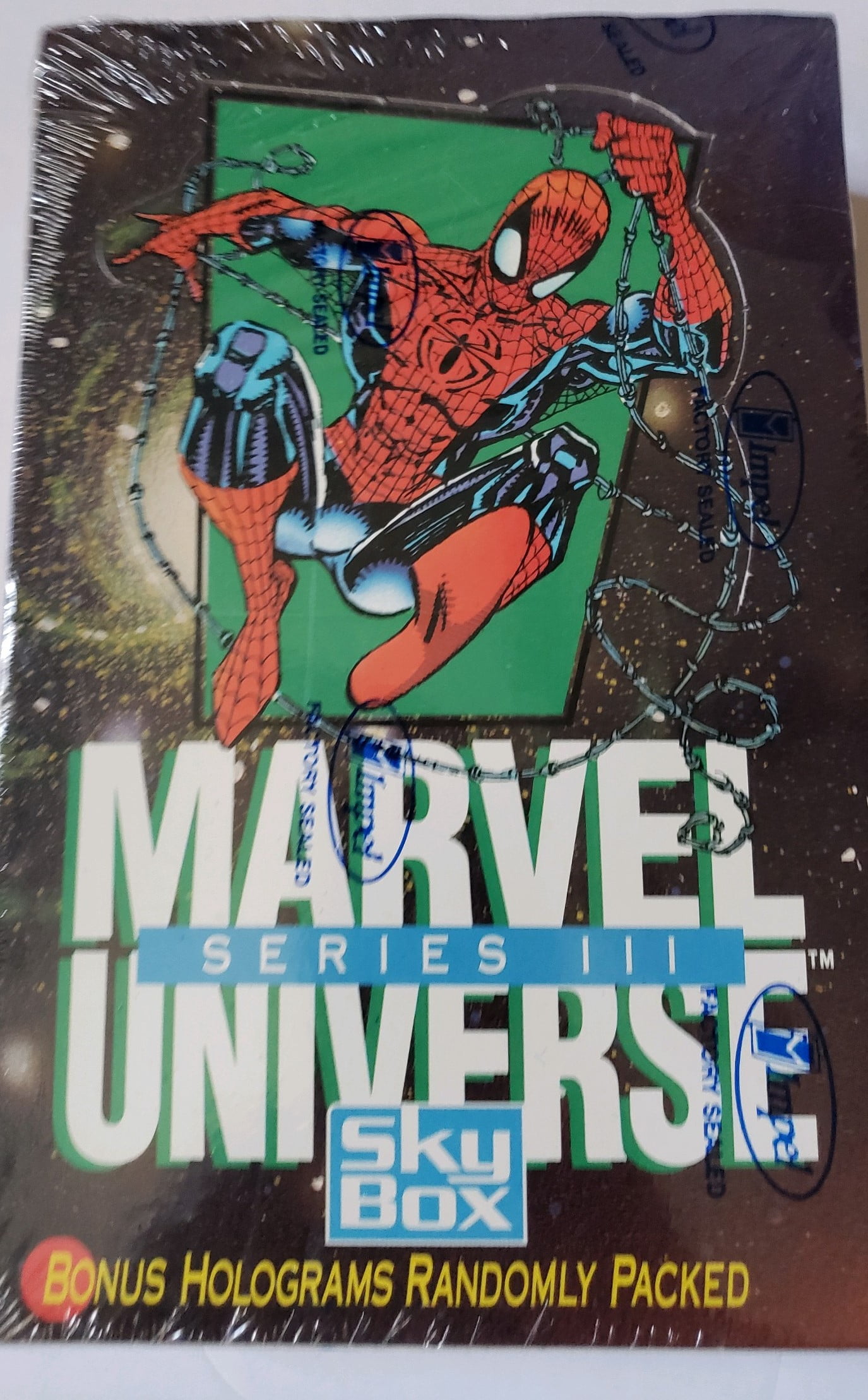 1992 Marvel Universe Unopened Box Series IV Comic Card Box - Walmart.com