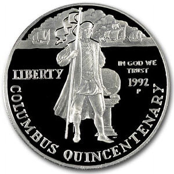 1992-P Columbus Quincentenary $1 Silver Commem Prf (Capsule Only ...