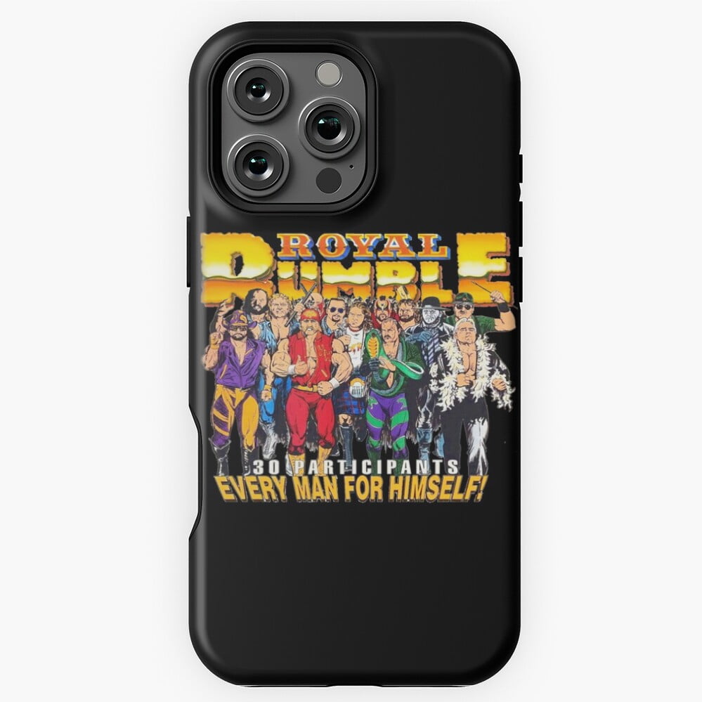 1992 Royal Rumble Wrestling Event Phone Case for iPhone 16 15 14 13 12 ...