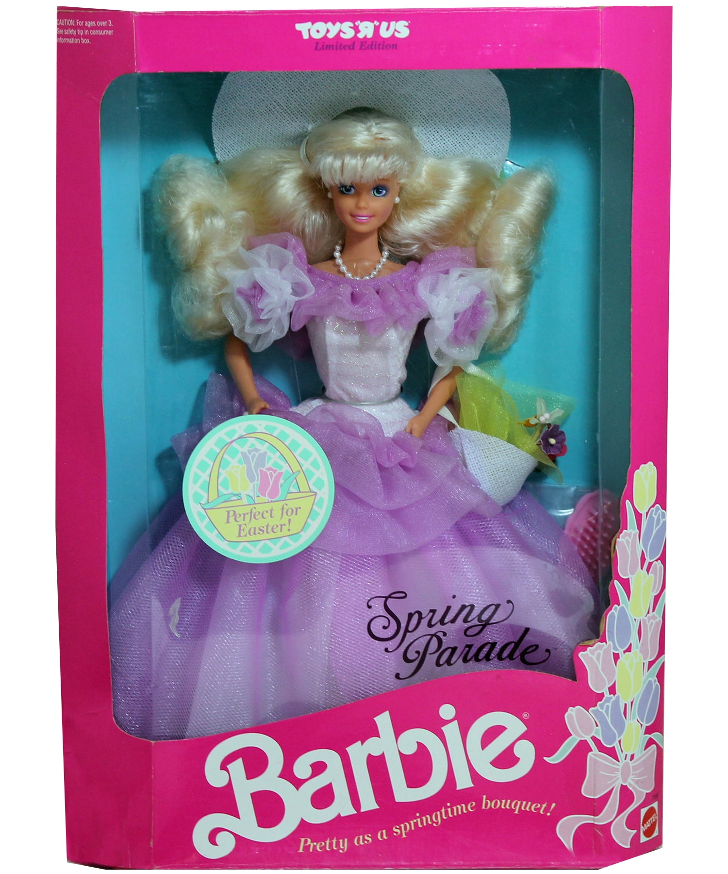 Barbie Spring Parade Doll Toys R Us Limited Edition 1991 Mattel 7008 ...
