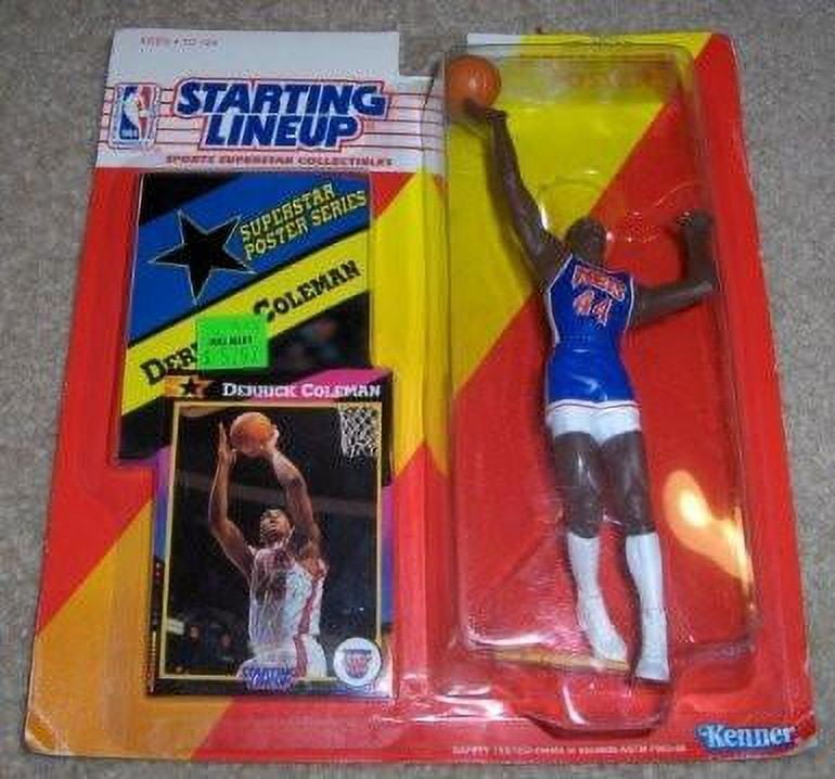 1992 Starting Lineup Derrick Coleman New Jersey Nets Kenner Basketball ...