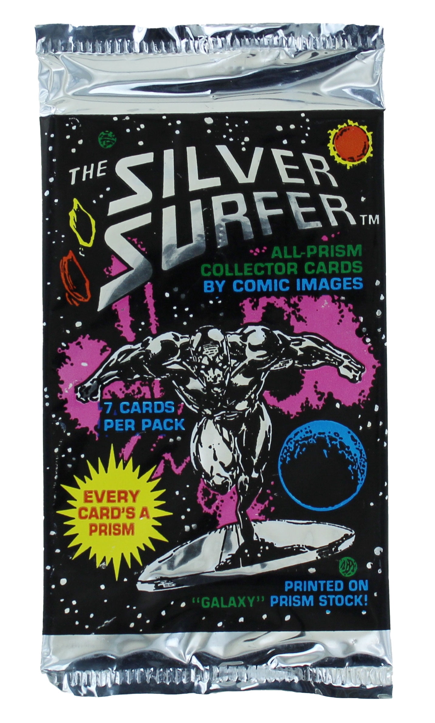 1992 The Silver Surfer Trading Card Pack - Walmart.com