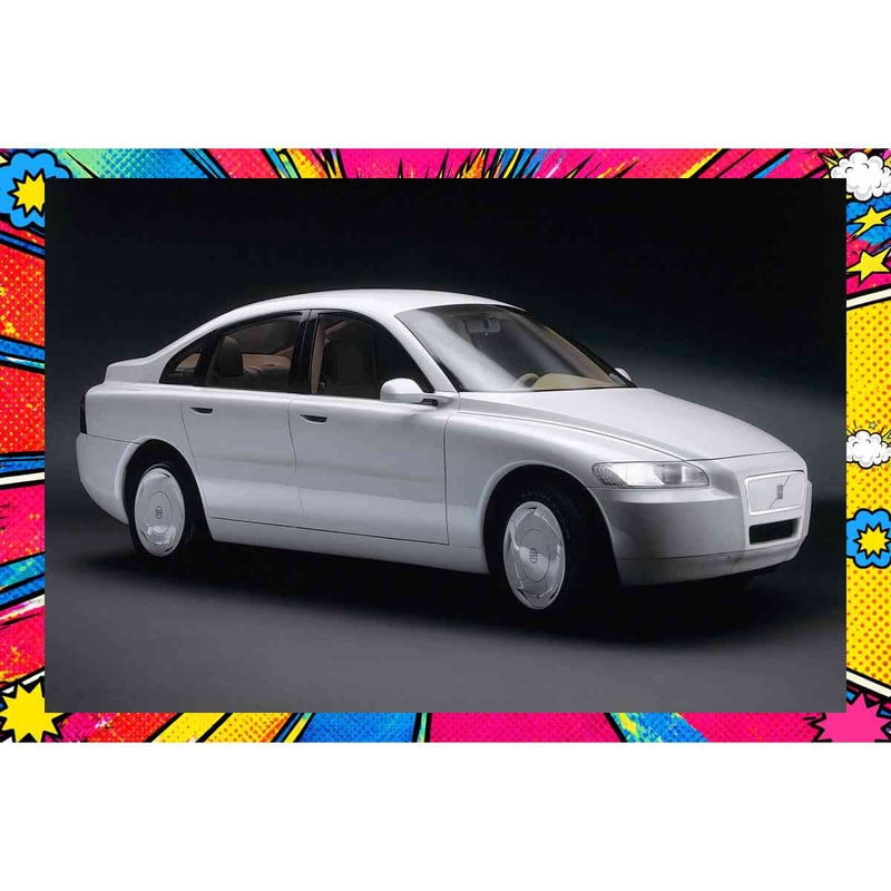 1992 Volvo ECC - Pop Art Edition | 24x36 Inch Glossy Laminated Poster ...