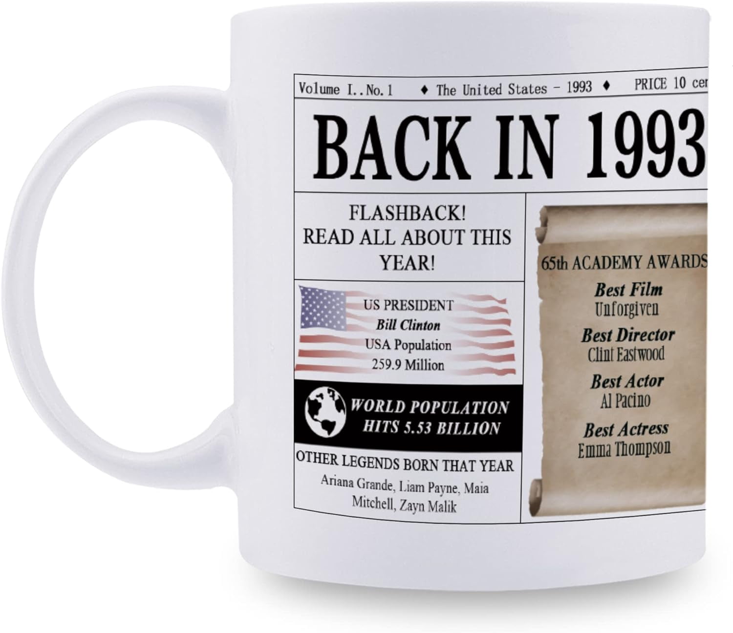 1993 Birthday Gifts for Men Women Back In 1993 Historical Anniversary ...