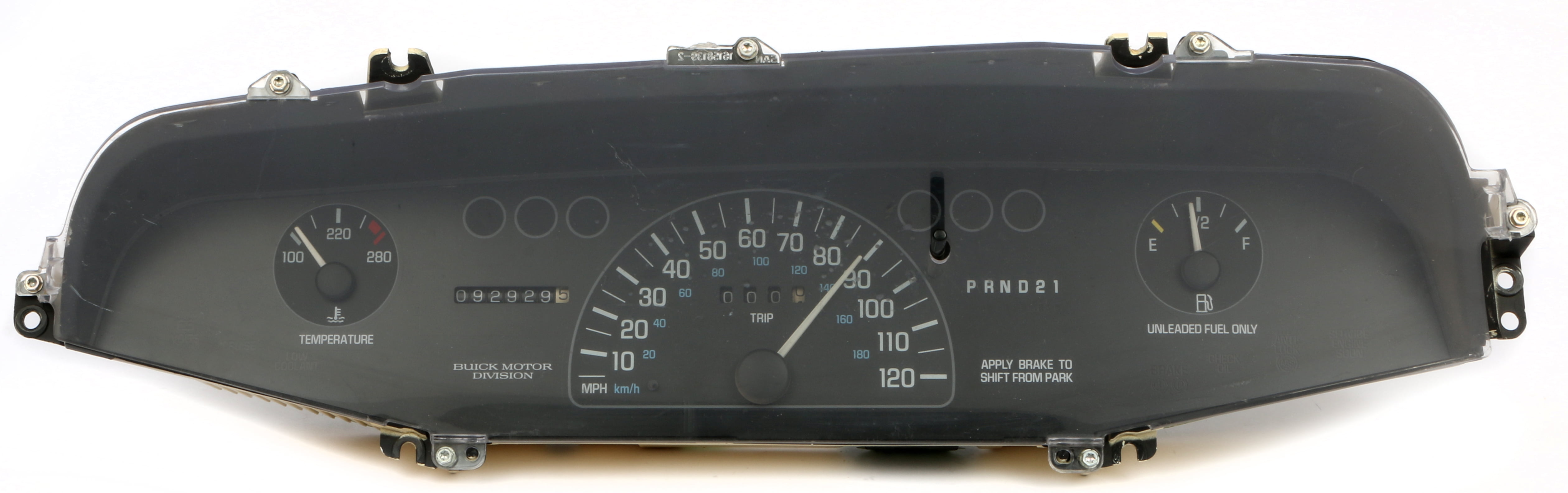 1993 Buick Skylark Single OEM Instrument Dash Cluster Speedometer ...