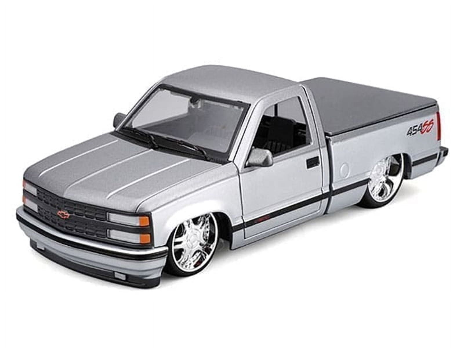 1993 Chevrolet 454 SS Pickup Truck Silver Metallic and Gray "Lowriders ...