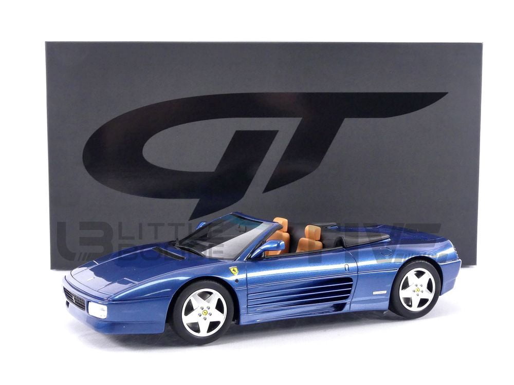 1993 Ferrari 348 Spider Tour de France Blue Metallic 1/18 Model Car by ...
