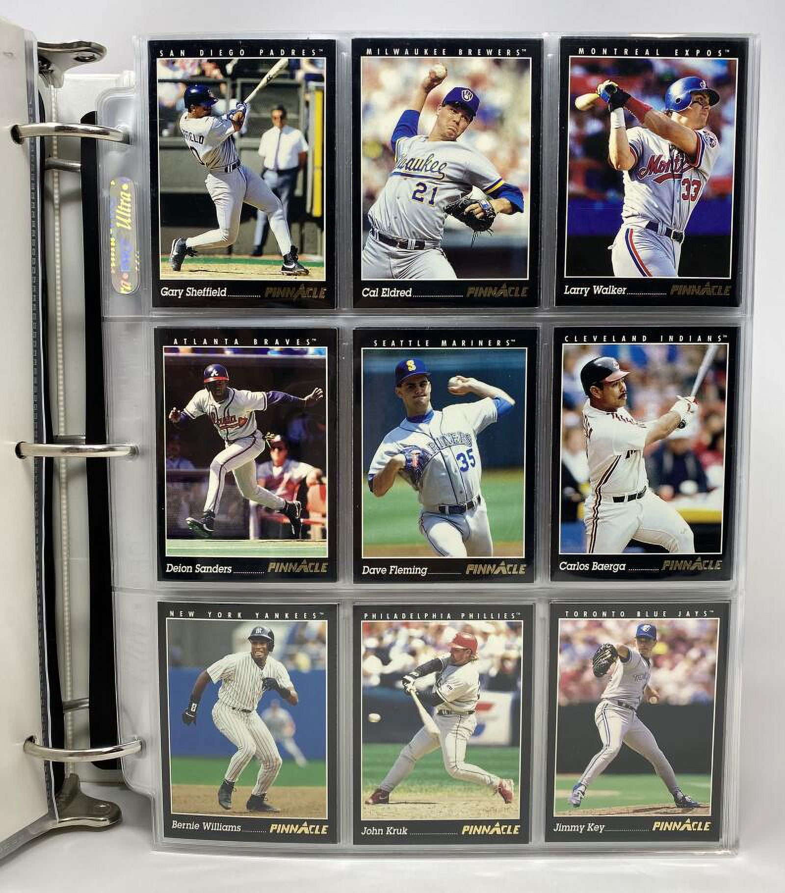 1993 Pinnacle Baseball Hand Collated Binder Set 1-620 Derek Jeter BCCG ...
